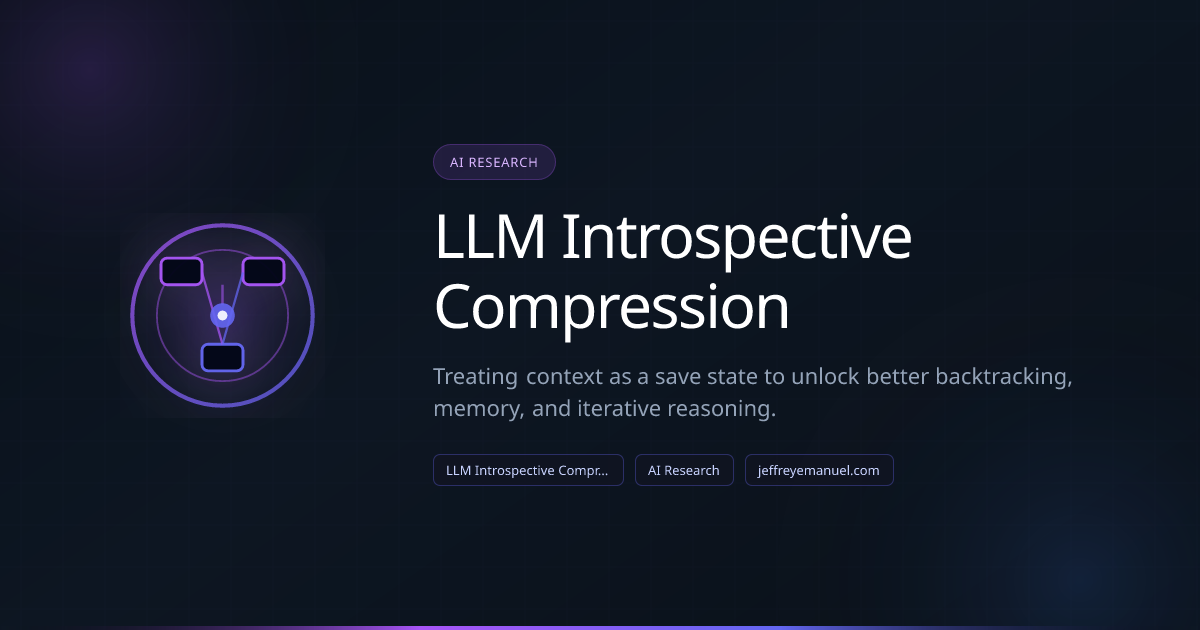 LLM Introspective Compression